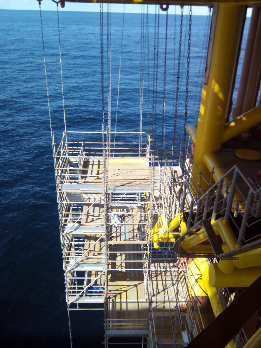 Tyra Redevelopment Project – Alustar System Stillas